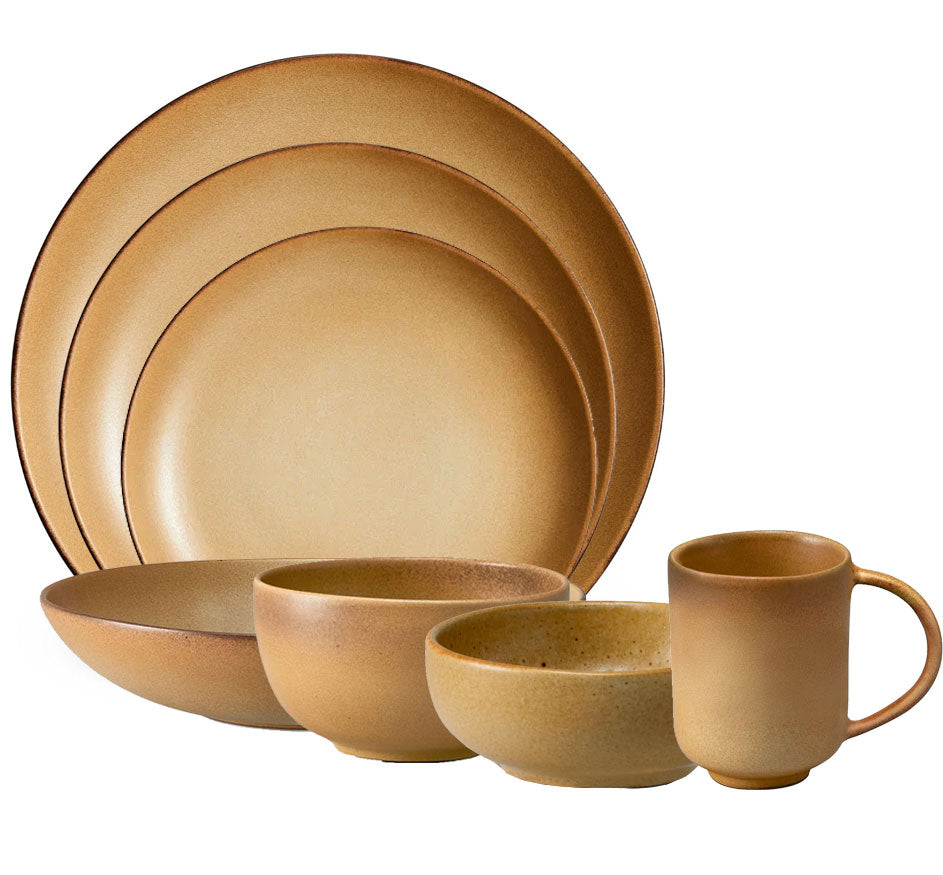 Terra Dinnerware Collection in Leather – Material Possessions