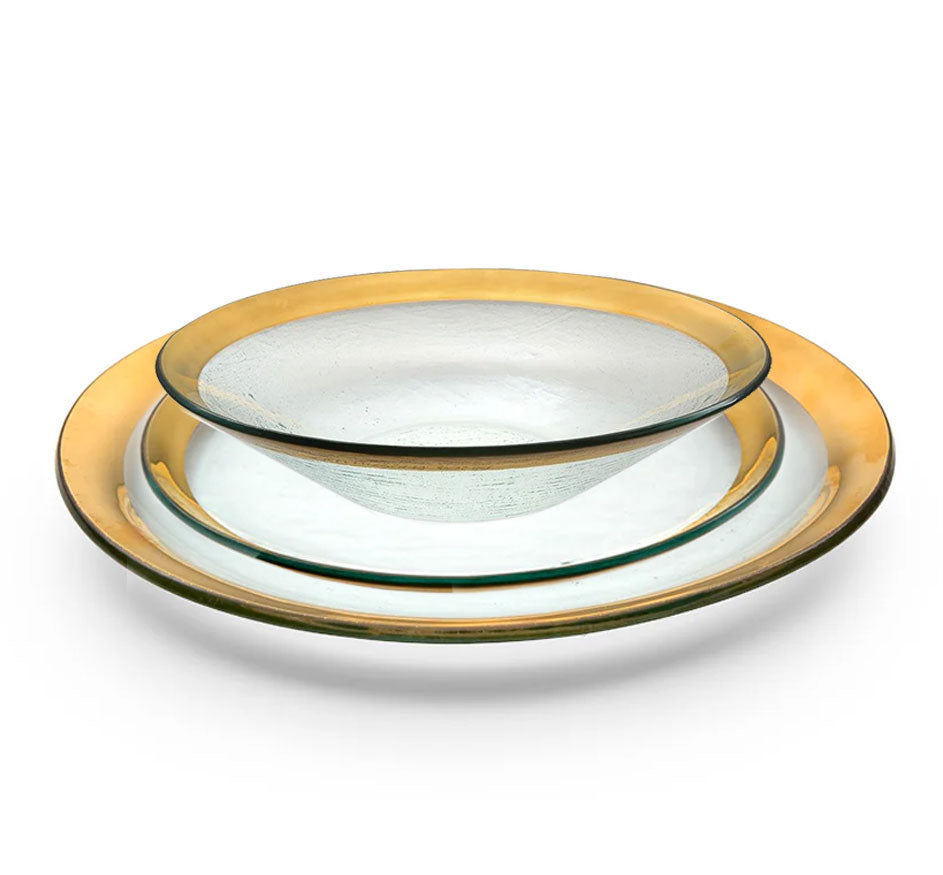 Roman Antique Gold Dinnerware Collection – Material Possessions