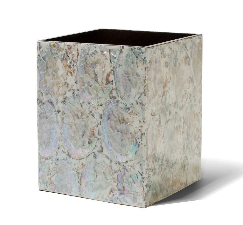 Abalone Waste Basket – Material Possessions