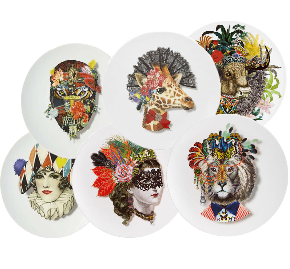 Carved Dinnerware Collection in Transparent – Material Possessions