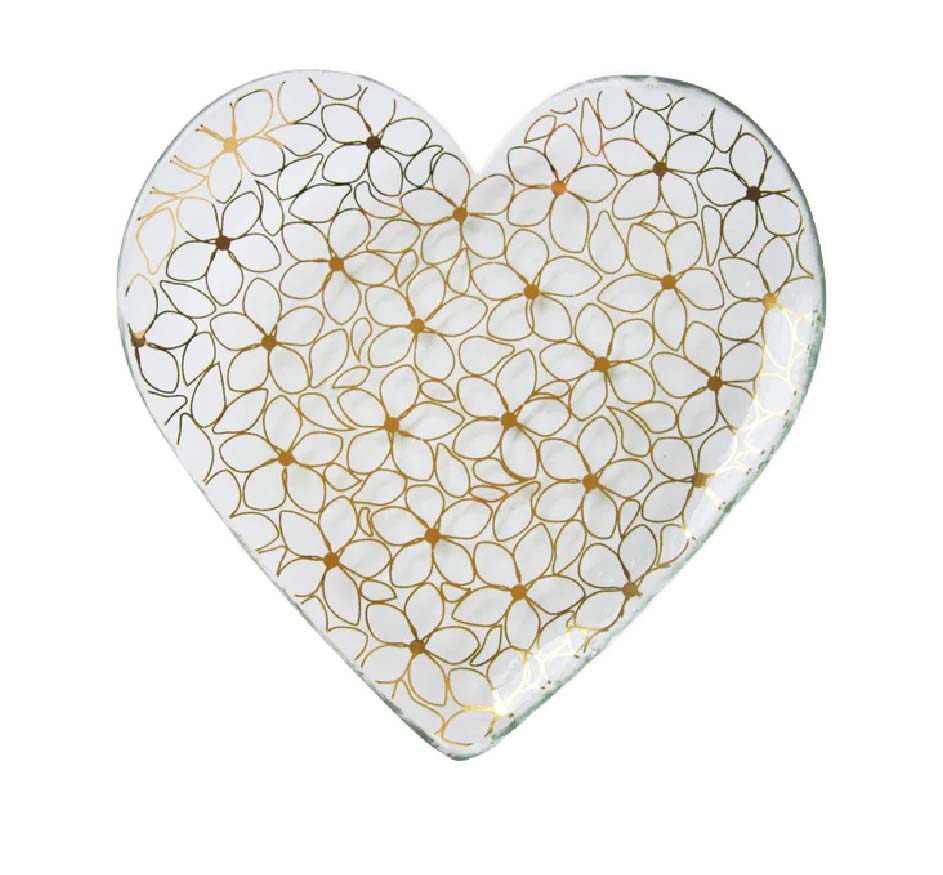 Daisy Chain Heart Plate – Material Possessions
