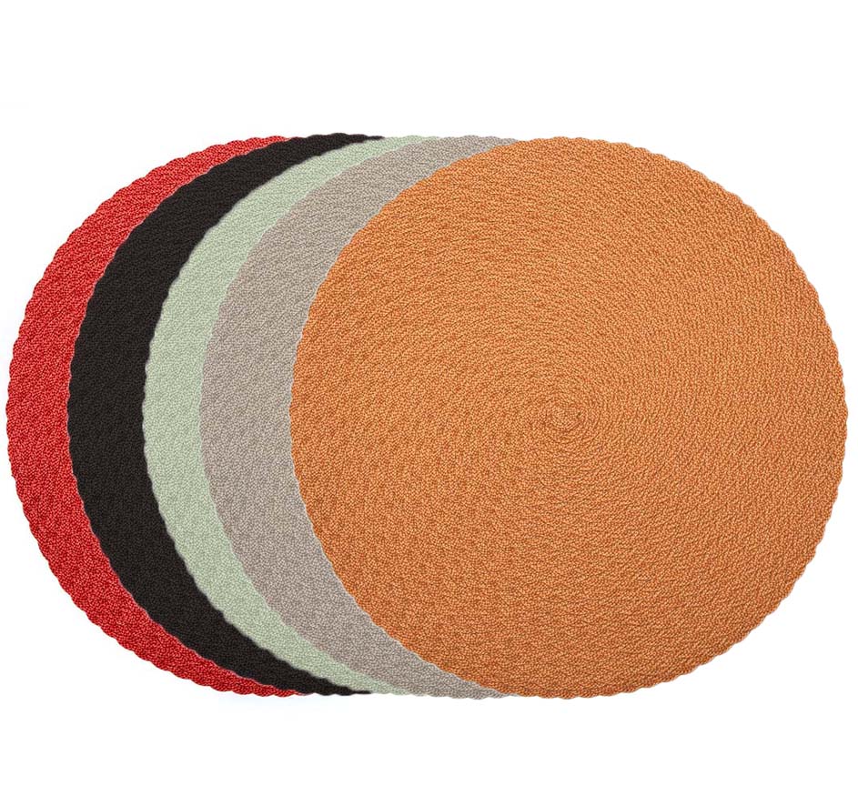 Triple Braid Placemats (Sold as a set of 4 and available in 5 colors ...