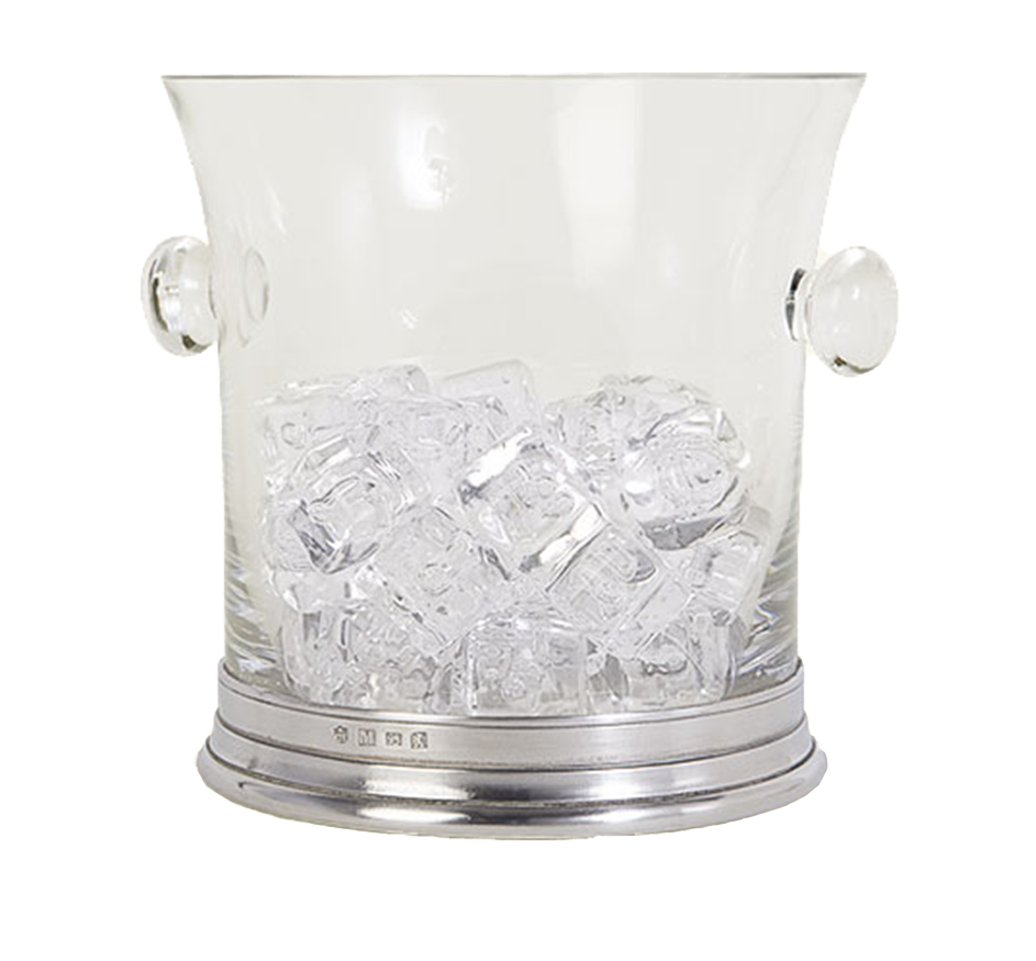 Crystal Ice Bucket With Handles – Material Possessions